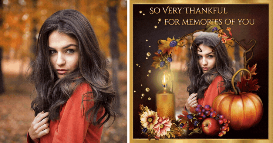 Get Your Thanksgiving Frame Photo Now! - DiggFun | All Games Quizzes ...